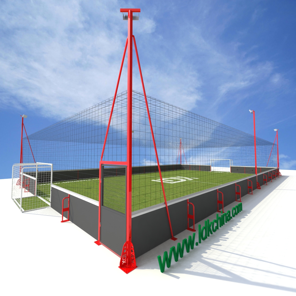 China Composite Panel Soccer Cage with Steel Structure for Commercial ...