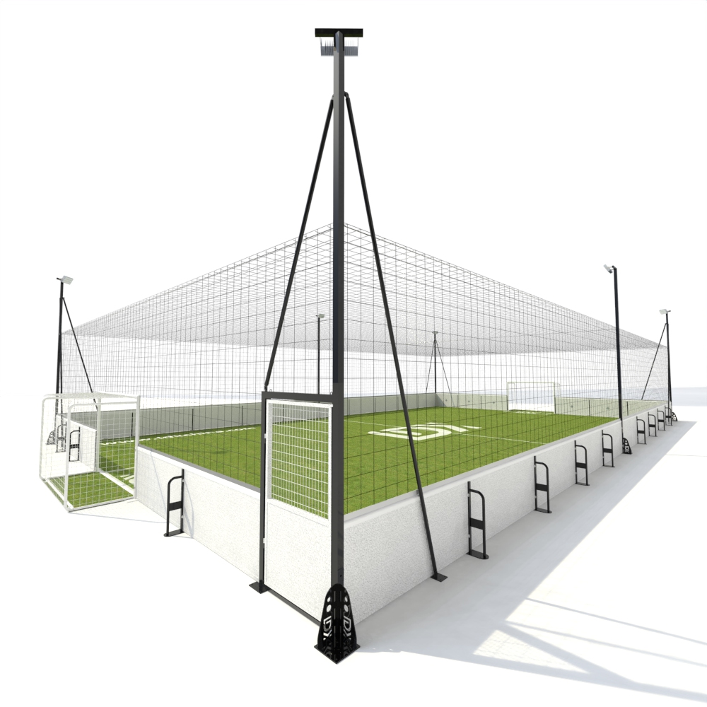 China Professional Soccer Cage System with Composite Wall Panels ...